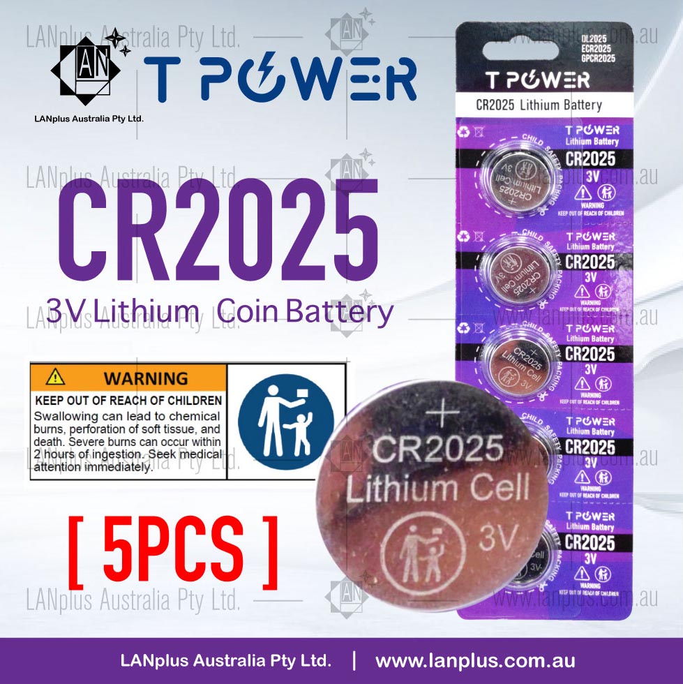 Tpower_CR2025*5